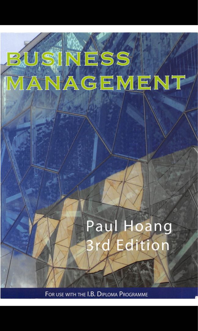 IB Business Management SL/HL by Paul Hoang, Computers & Tech, Office ...