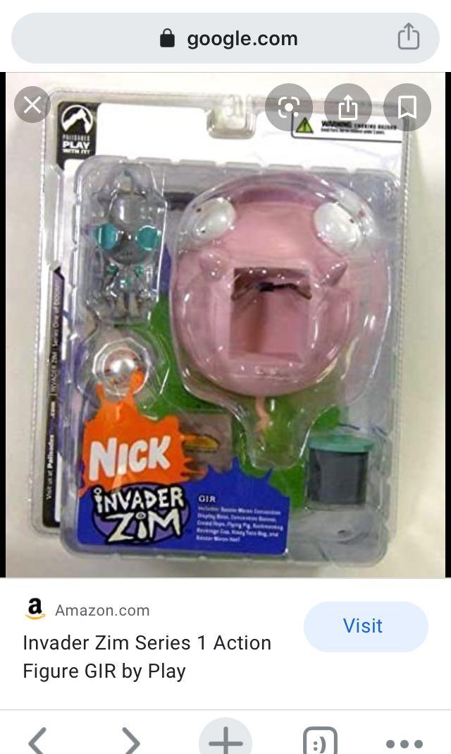 Invader Zim Gir Action Figure, Hobbies & Toys, Toys & Games on Carousell