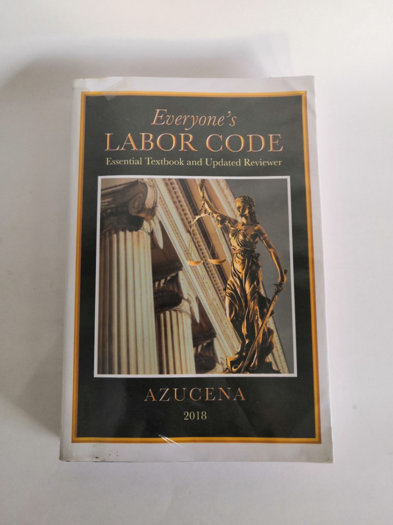 Labor Code (2018) Book - Azucena, Hobbies & Toys, Books & Magazines ...