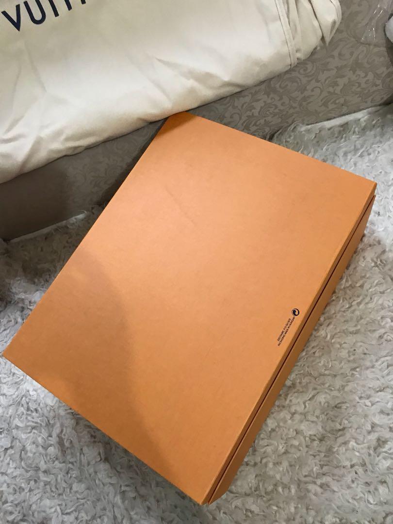 louis vuitton lv box boks original aize medium, Fesyen Wanita, Tas ...