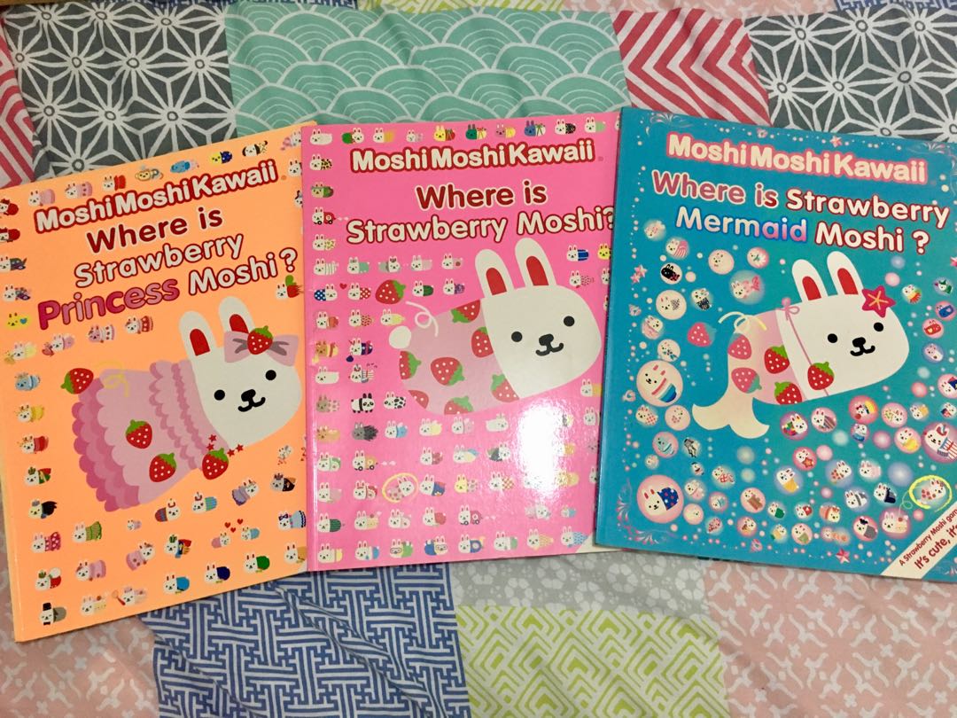 MOSHI MOSHI KAWAII ACTIVITY BOOKS BUNDLE SET, Hobbies & Toys, Books ...