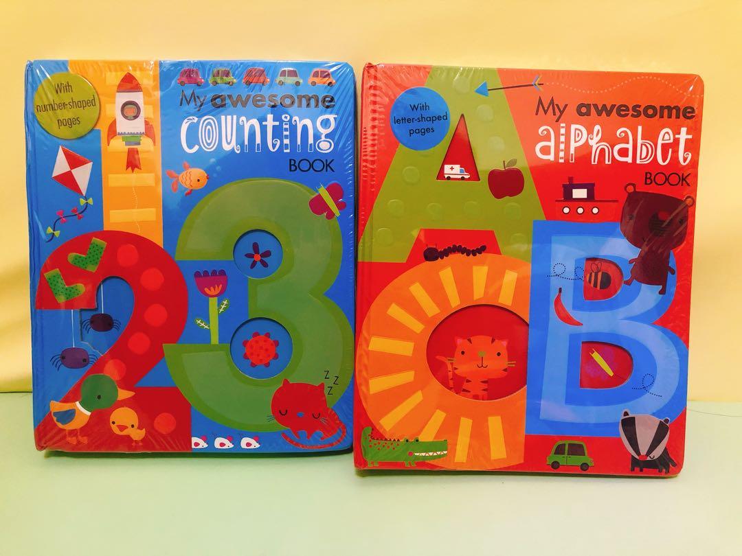 【現貨】點讀版My awesome alphabet book and My awesome counting book All Set ...