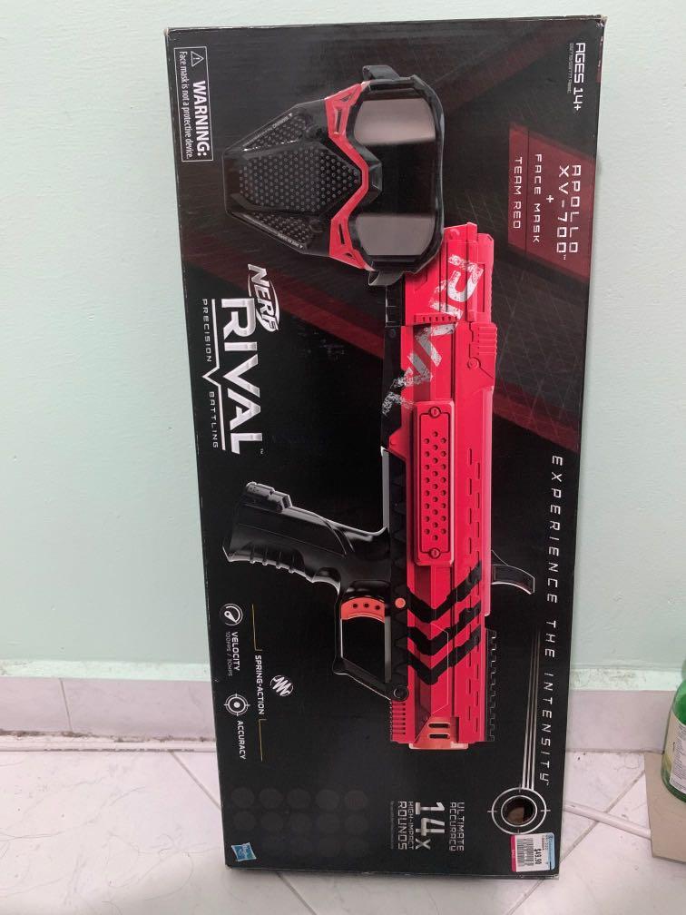 NERF RIVAL RED SET, Hobbies & Toys, Toys & Games on Carousell