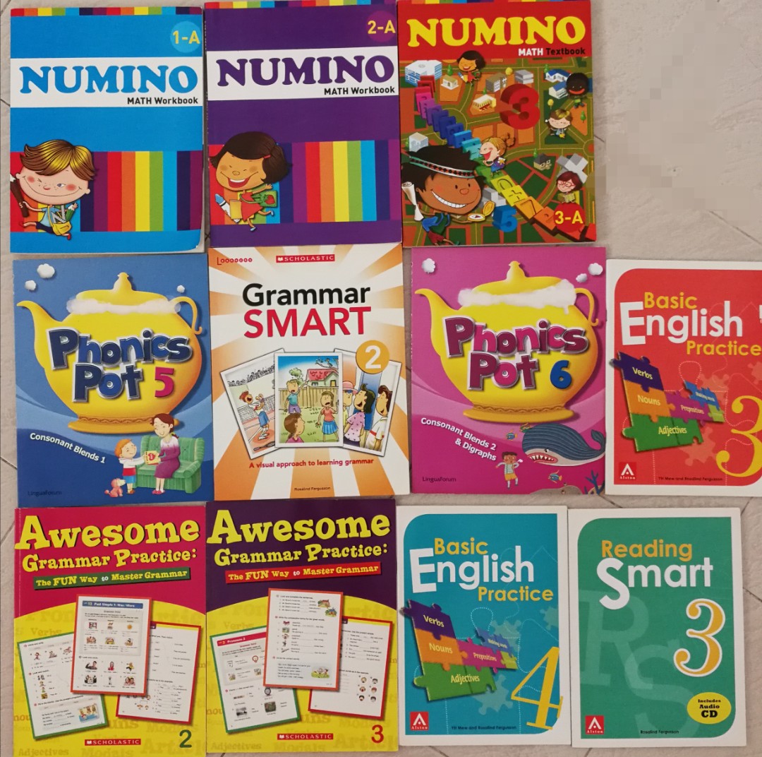 Numino math/ Phonics/Basic English Practice, Hobbies & Toys, Books ...