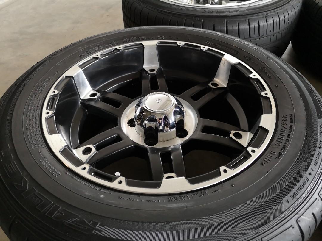 Offroad Rim 5 x 114.3 (Total of 5 rims), Car Accessories, Tyres & Rims on Carousell