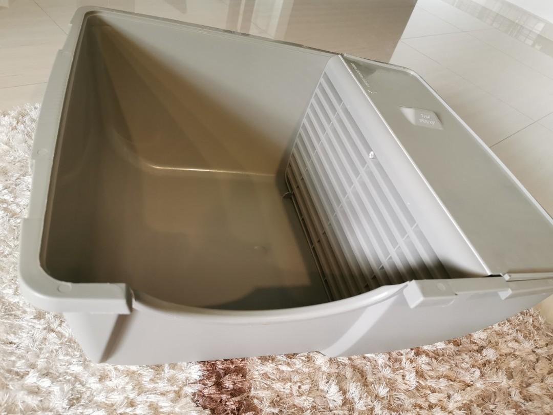 Omega ROLL AND CLEAN SELF-CLEANING LITTER BOX, Pet Supplies, For Cats ...