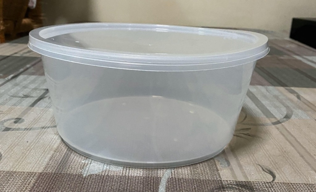 Plastic Round Containers, Furniture & Home Living, Kitchenware ...