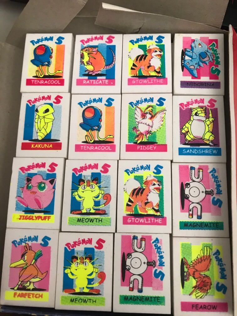 Pokemon Eraser 48 PCS, Hobbies & Toys, Stationery & Craft, Stationery ...