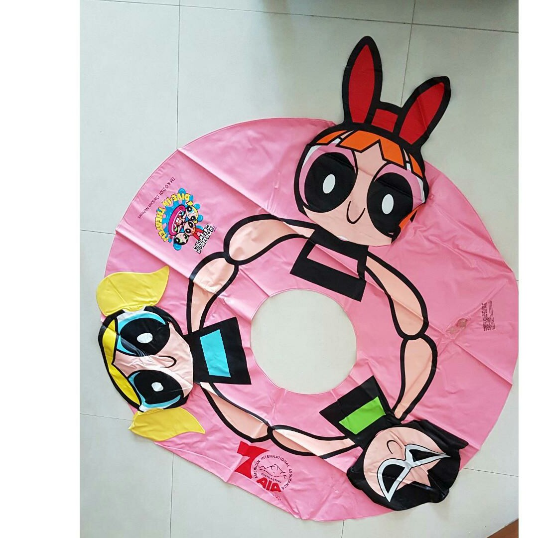 Powerpuff Girls/Johnny Bravo/Cow&Chicken inflatable pool party float ...