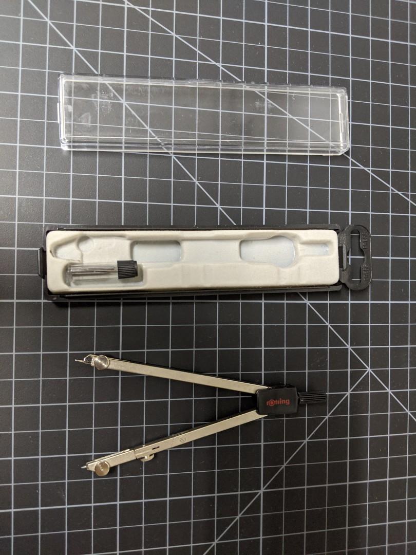 ROTRING Vintage Compass (Made in Germany), Hobbies & Toys, Stationery ...