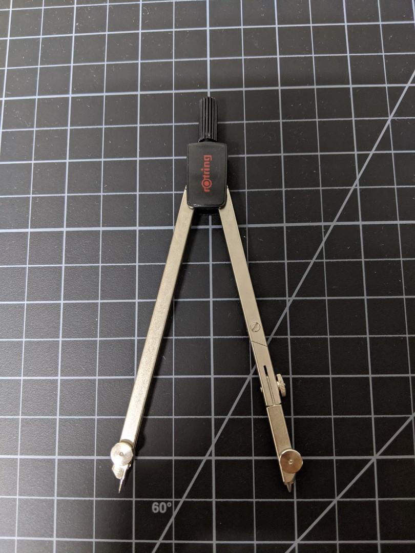 ROTRING Vintage Compass (Made in Germany), Hobbies & Toys, Stationery ...