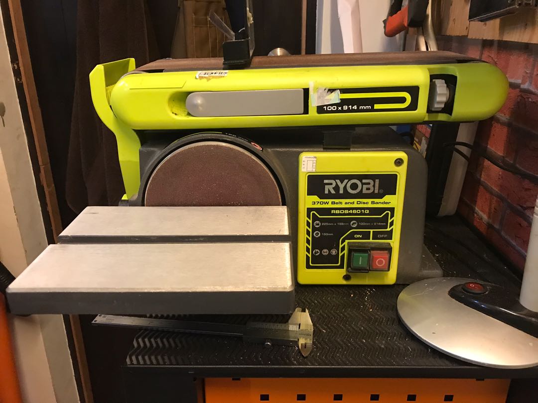 Ryobi Belt and Disc Sander, Furniture & Home Living, Cleaning ...