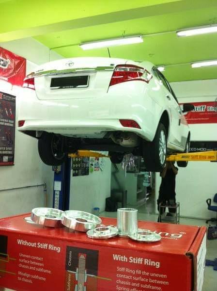 STIFF RING New Toyota Vios Yaris NCP151/150 subframe fine tuning kit ...