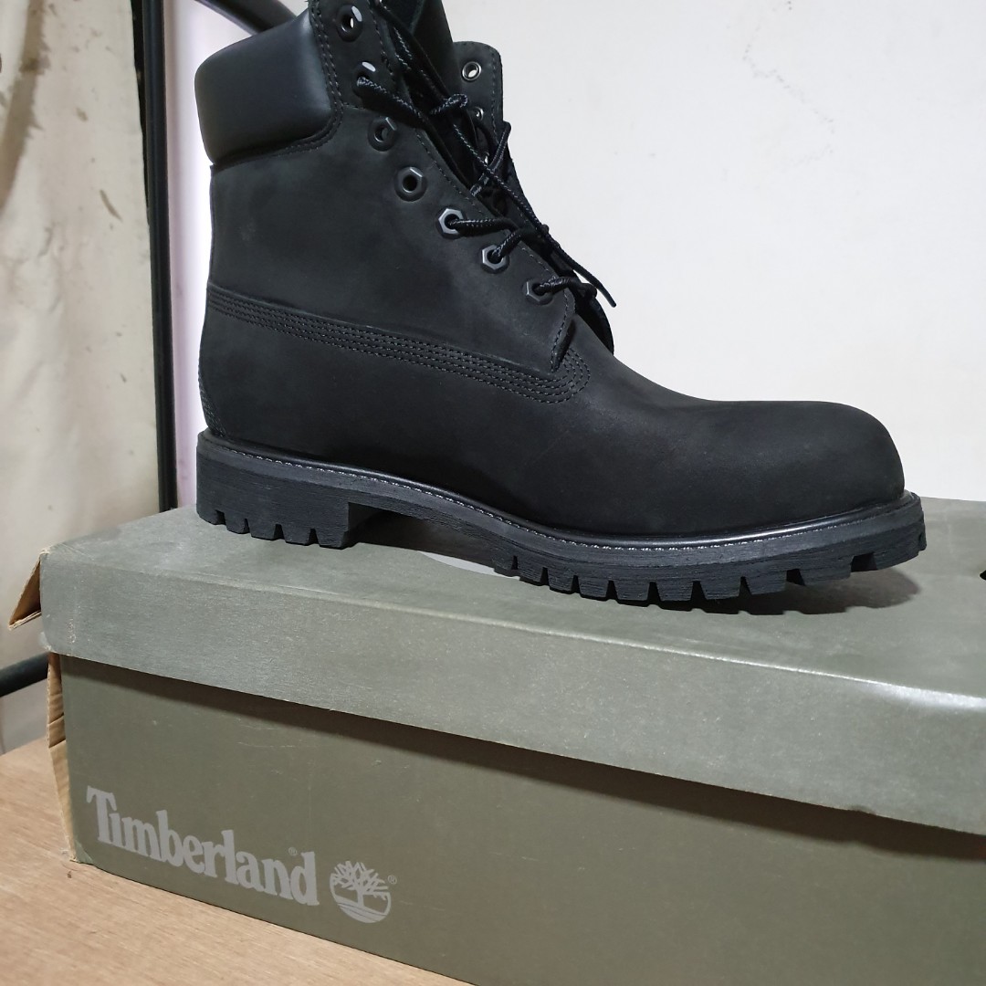 Timberland high boots (black), Men's Fashion, Footwear, Dress Shoes on ...