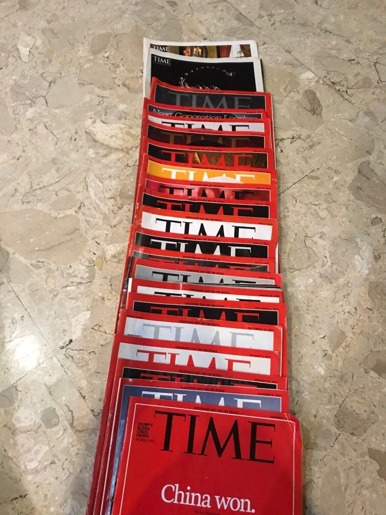 Times magazine (21 copies from the whole year of 2017), Hobbies & Toys ...