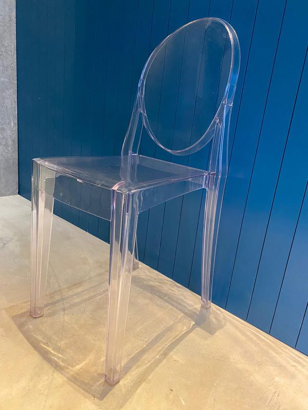 Transparent chair, Furniture & Home Living, Furniture, Chairs on Carousell