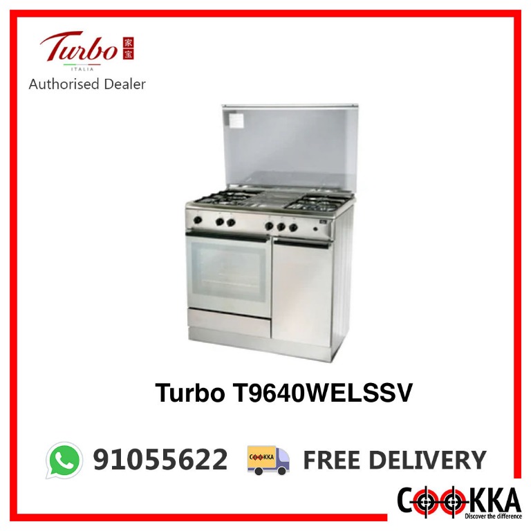 Turbo T9640WELSSV Standing Cooker, TV & Home Appliances, Kitchen ...