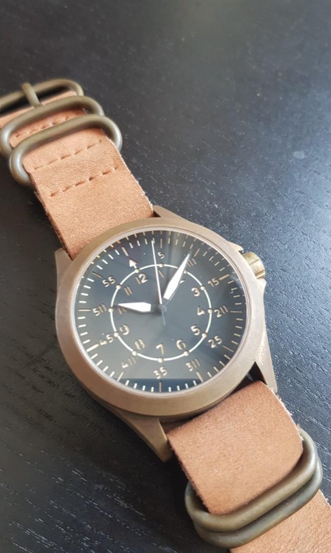 Ventus Caspian C-01 Type B Flieger Watch in BRONZE - not Seiko, Rolex ...