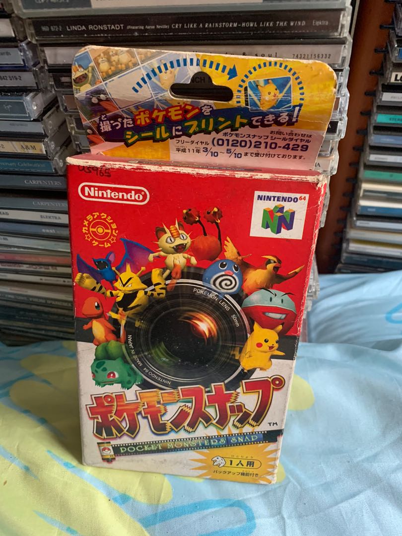 Vintage Nintendo 64 Pokémon snap japan version, Video Gaming, Video ...