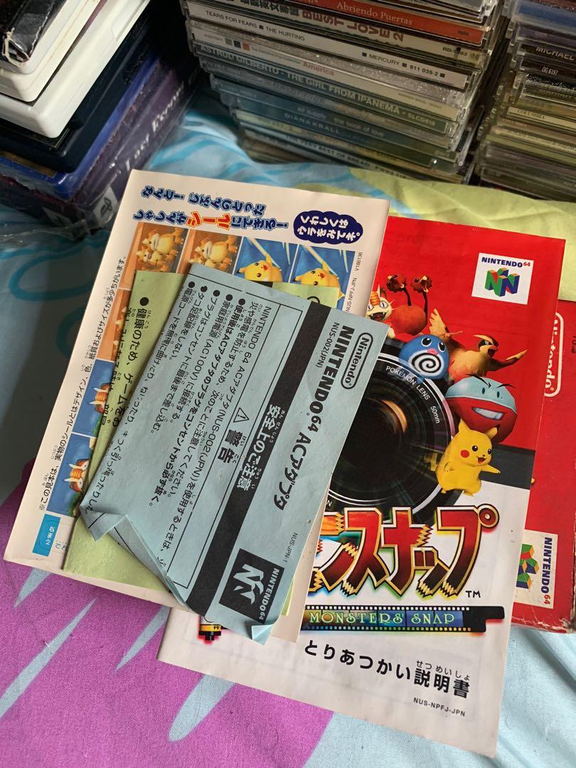 Vintage Nintendo 64 Pokémon snap japan version, Video Gaming, Video ...