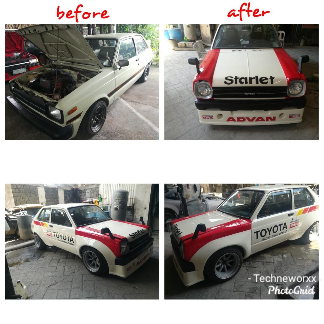 WASHOVER CHANGE COLOR STRIP TO METAL PANEL REPAINT MAGS REPAINT BODY ...