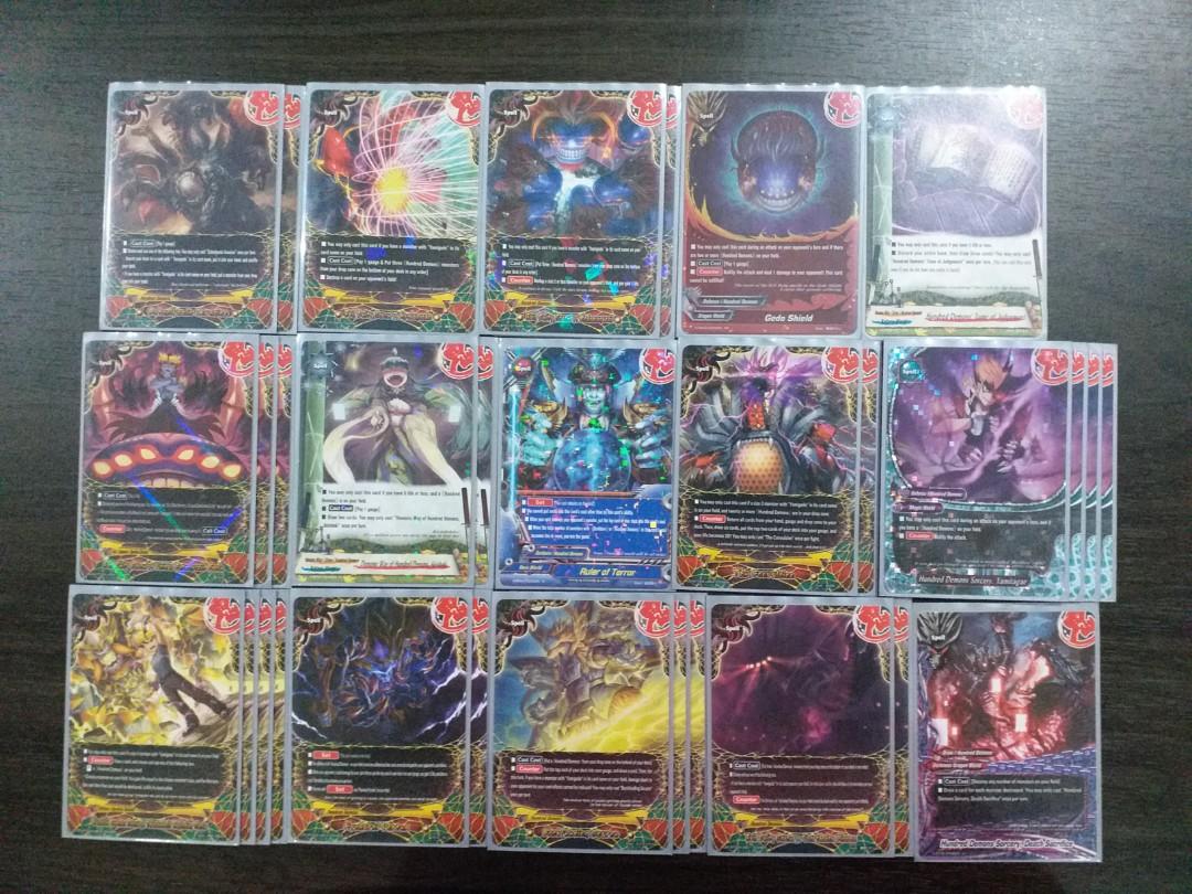 WTS Buddyfight Hyakugan Yamigedo deck, Toys & Games, Board Games ...