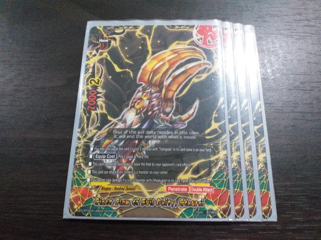 WTS Buddyfight Hyakugan Yamigedo deck, Toys & Games, Board Games ...