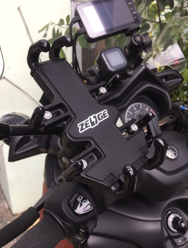 zedge phone holder, Motorcycles, Motorcycle Accessories on Carousell