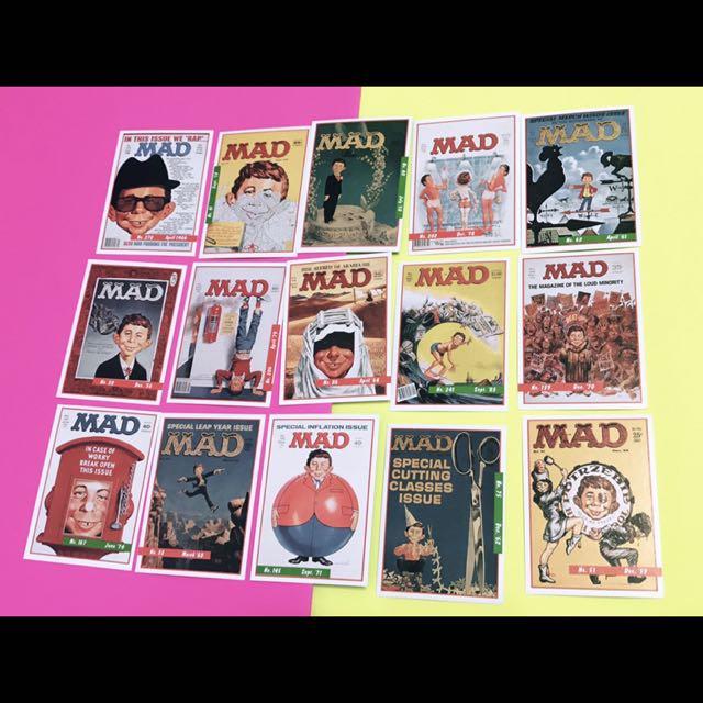 罕有！ 美國復古懷舊 諷刺社會時弊MAD雜誌漫畫卡 罕有 懷舊卡 Madmagazine Mad magazine, 興趣及遊戲, 收藏品及 ...