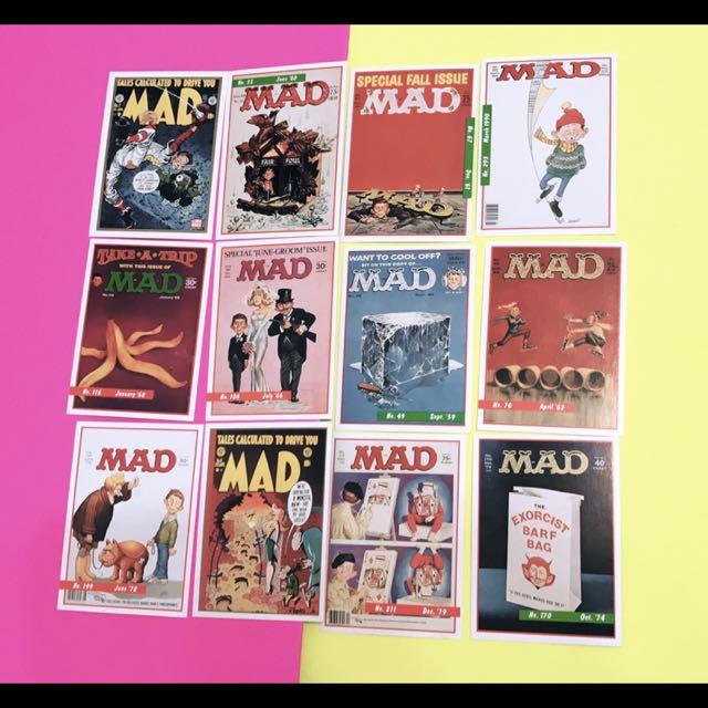 美國復古懷舊 諷刺社會時弊MAD雜誌漫畫卡 罕有 懷舊卡 Madmagazine Mad magazine, 興趣及遊戲, 收藏品及紀念品 ...