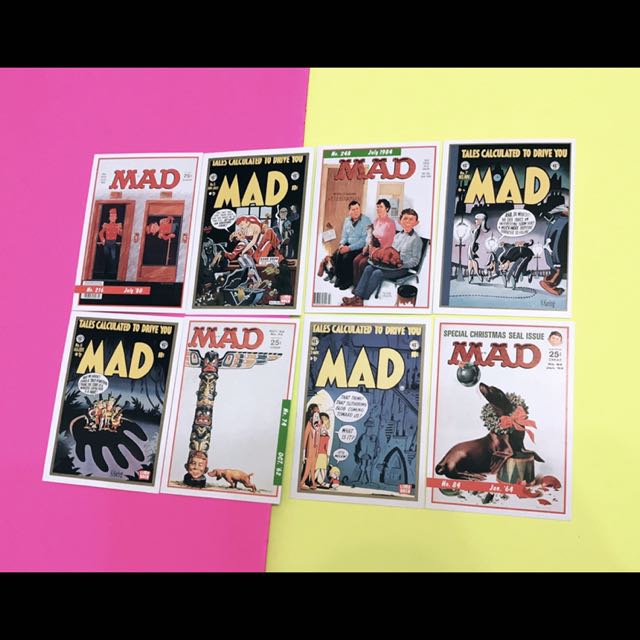 美國復古懷舊 諷刺社會時弊MAD雜誌漫畫卡 罕有 懷舊卡 Madmagazine Mad magazine, 興趣及遊戲, 收藏品及紀念品 ...