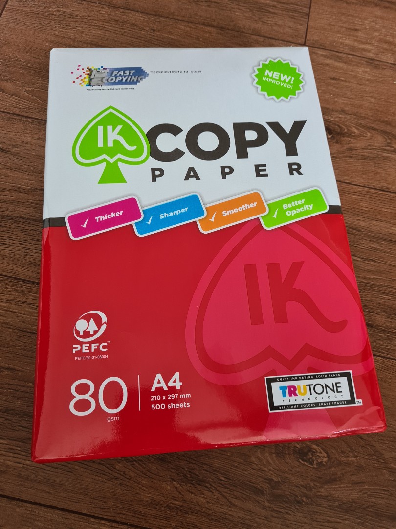 A4 paper 80gsm, Everything Else on Carousell