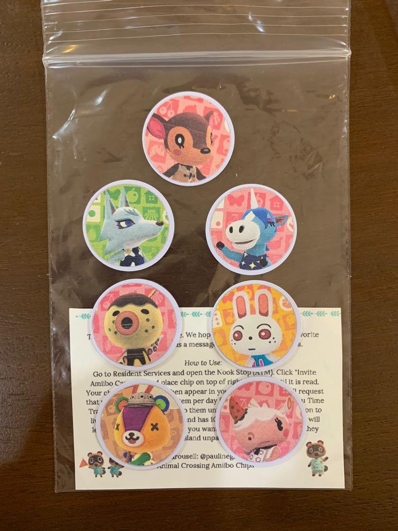 Animal Crossing Amiibo Chips, Video Gaming, Video Games, Nintendo on ...