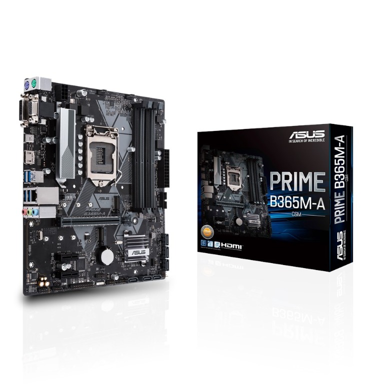 Asus PRIME B365M-A/CSM (Intel® B365 Chipset), Computers & Tech, Parts ...
