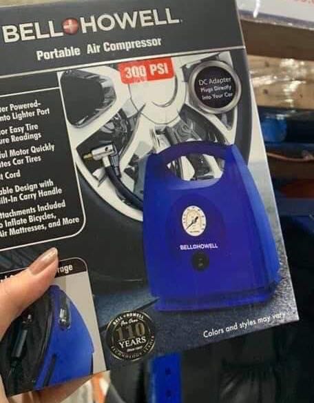 Bell Howell Portable Air Compressor, Furniture & Home Living, Gardening ...