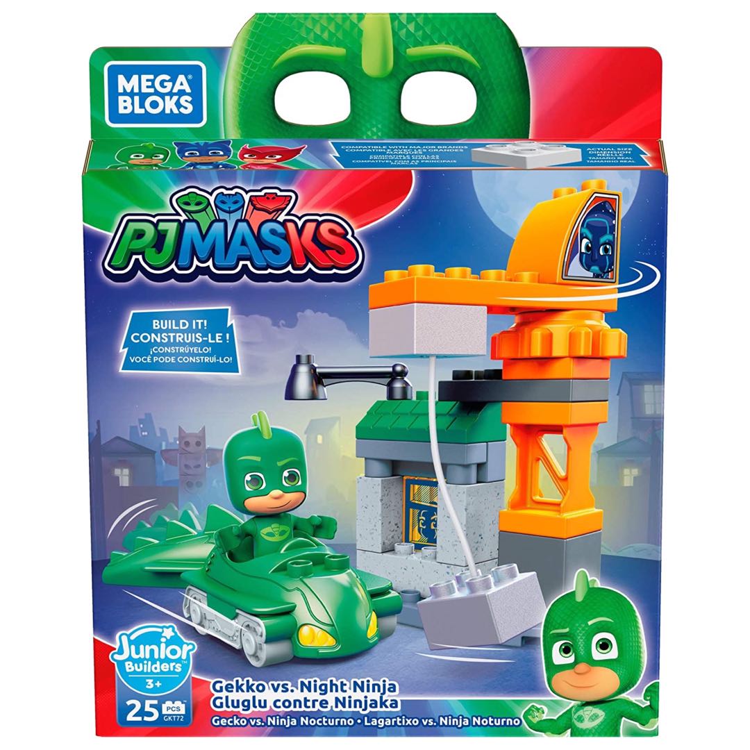 BRAND NEW Mega Bloks PJ Masks Gekko Vs. Night Ninja, Hobbies & Toys ...