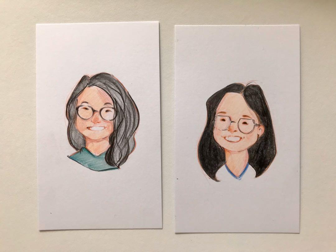 caricature cards, Hobbies & Toys, Stationery & Craft, Art & Prints on ...