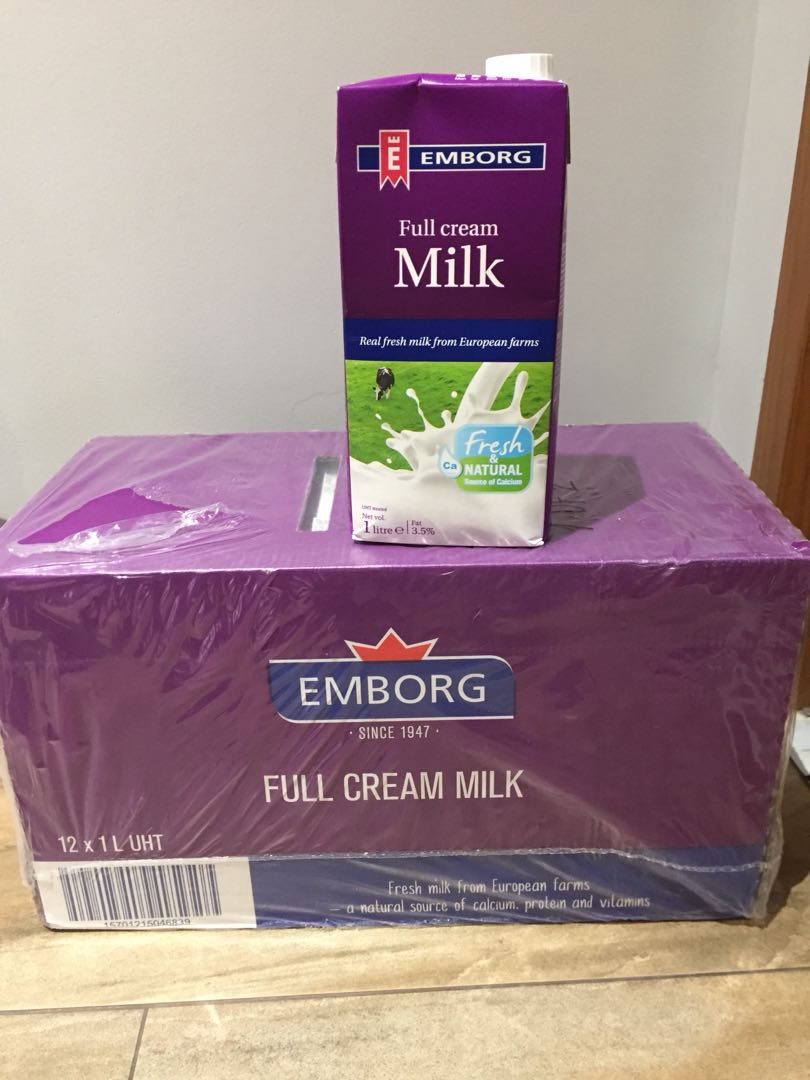 Emborg Full Cream Milk, Food & Drinks, Fresh Produce on Carousell