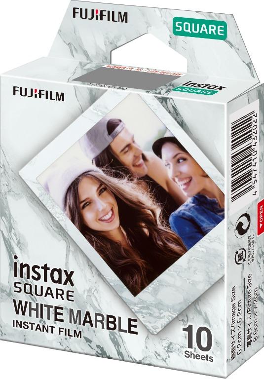 (Buy 3 get 1 free!) Fujifilm Instax SQUARE White Marble instant film ...