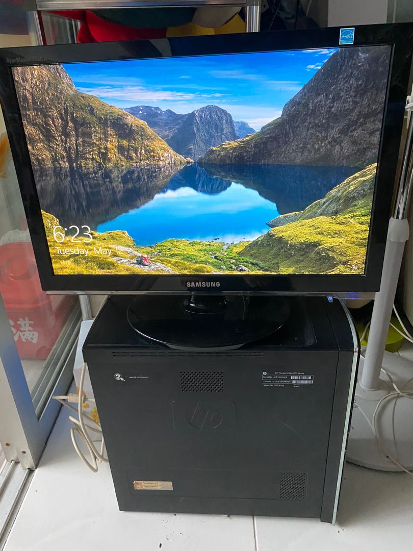 HP DESKTOP with Samsung 22inch screen, Computers & Tech, Desktops on ...