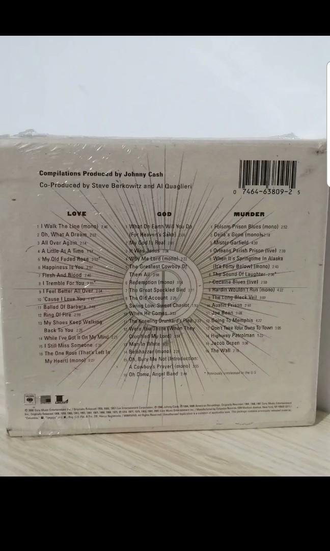Johnny Cash - Love, God, Murder Collector's Edition, Limited Edition ...