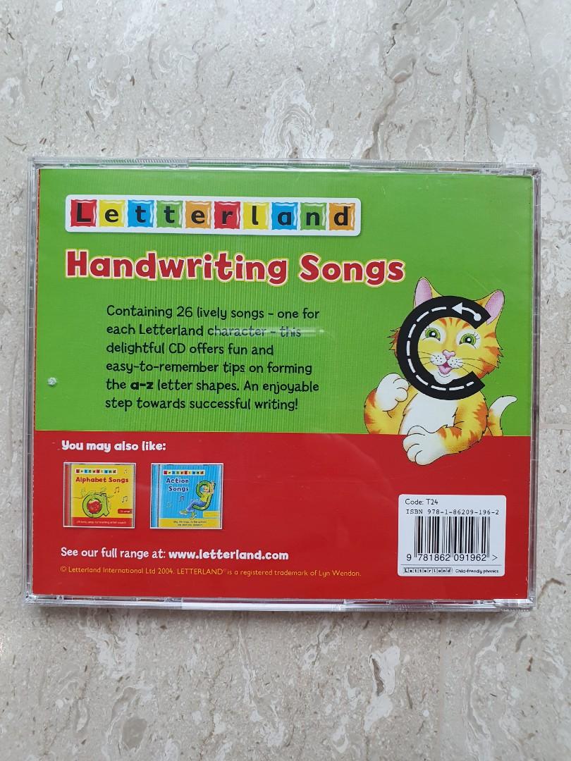 Letterland Handwriting Songs CD - Postage Included, Hobbies & Toys ...