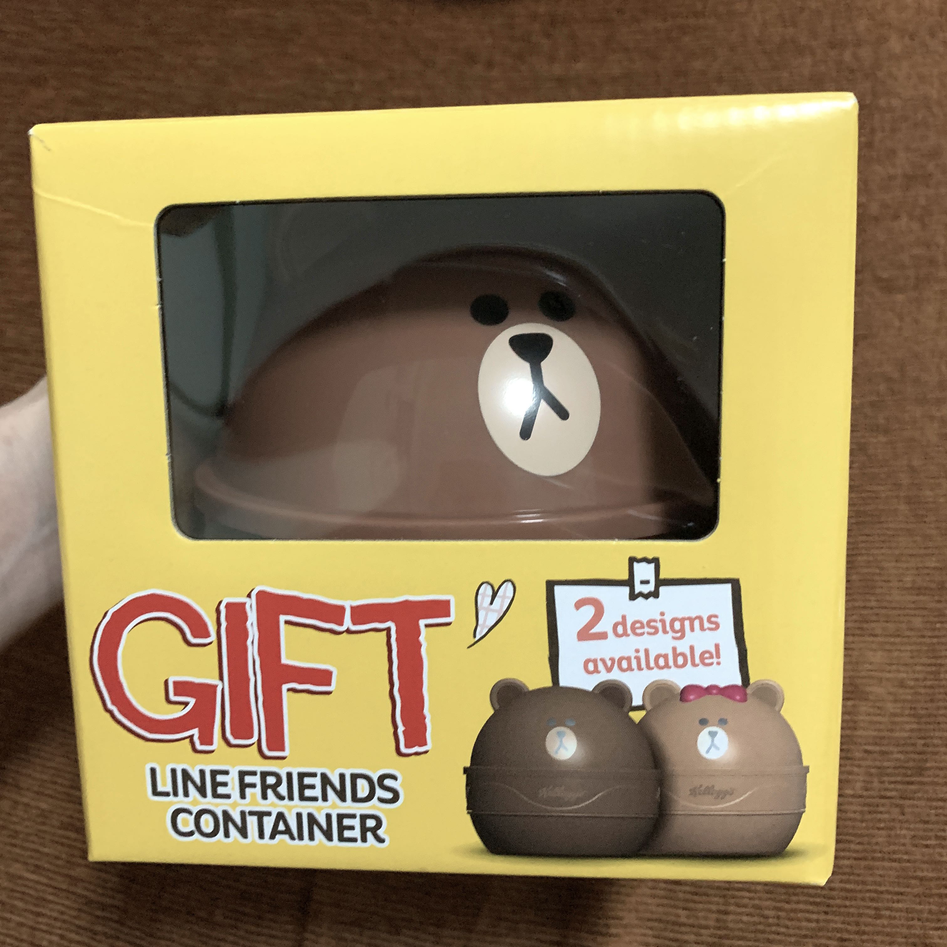 Line Friends Cereal Container Box, Everything Else on Carousell
