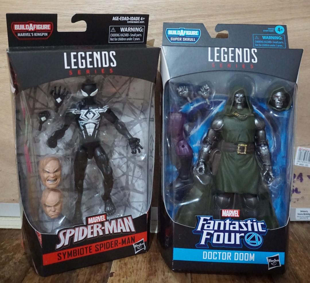 Dr Doom Marvel Legends Doctor Doom and Symbiote Spider-Man, Hobbies ...