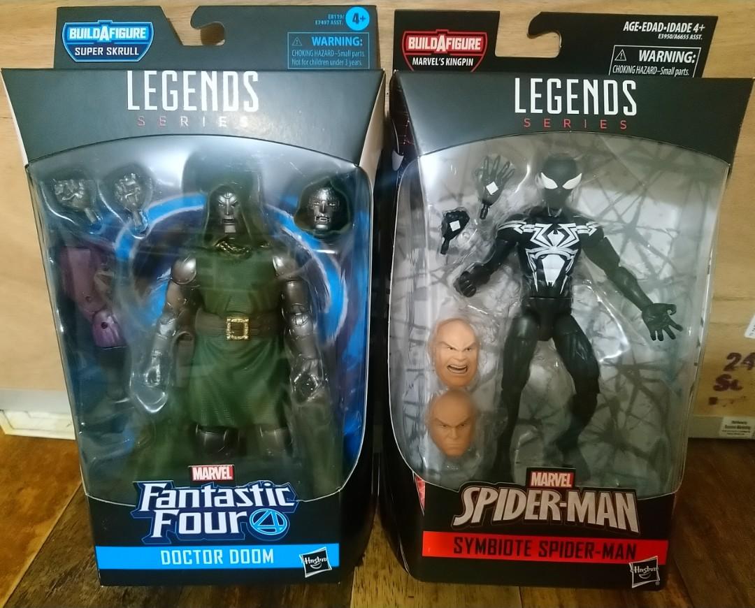 Dr Doom Marvel Legends Doctor Doom and Symbiote Spider-Man, Hobbies ...
