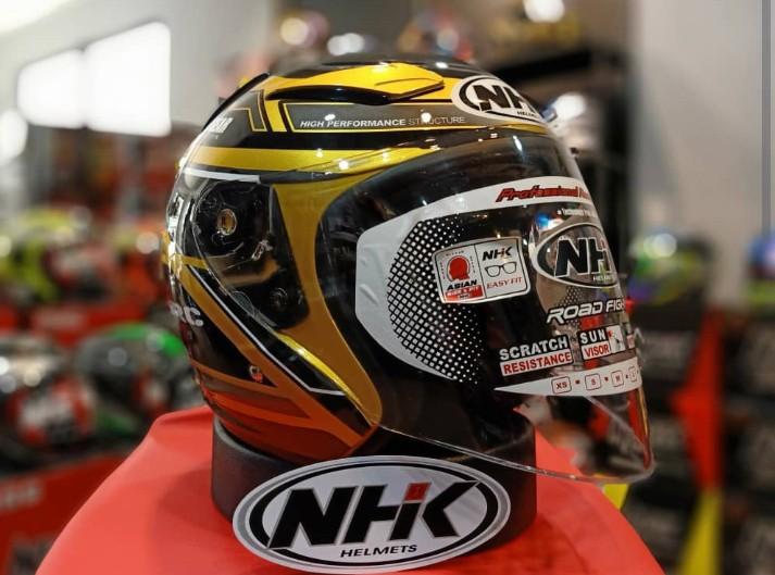 NHK R1 V2 TOURING (GOLD& SILVER), Motorcycles, Motorcycle Apparel on ...