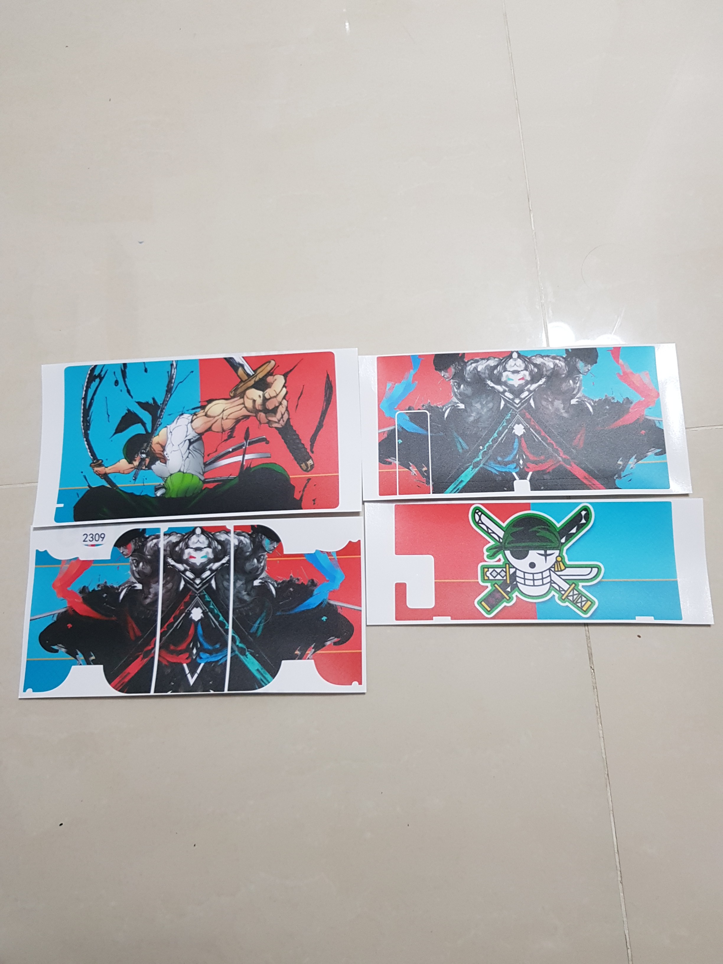 Nintendo switch sticker one piece skin, Video Gaming, Video Game ...