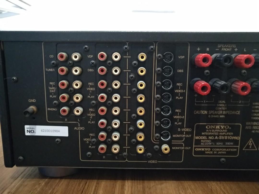 Onkyo A-SV810PRO Amplifier, Audio, Soundbars, Speakers & Amplifiers on ...