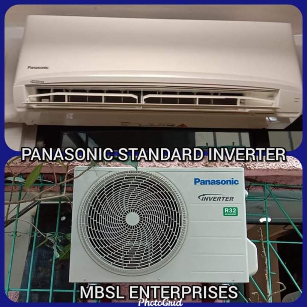 Panasonic split type inverter aircon, TV & Home Appliances, Air ...