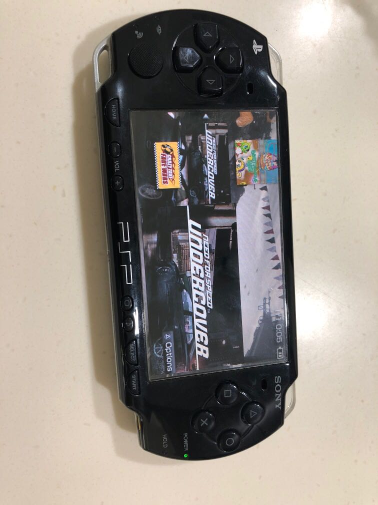 PlayStation Portable 2000 Piano Black Modded #6185, Video Gaming, Video ...